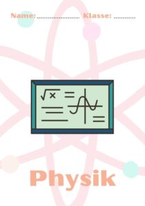 Physik Deckblatt kostenlos herunterladen als PDF